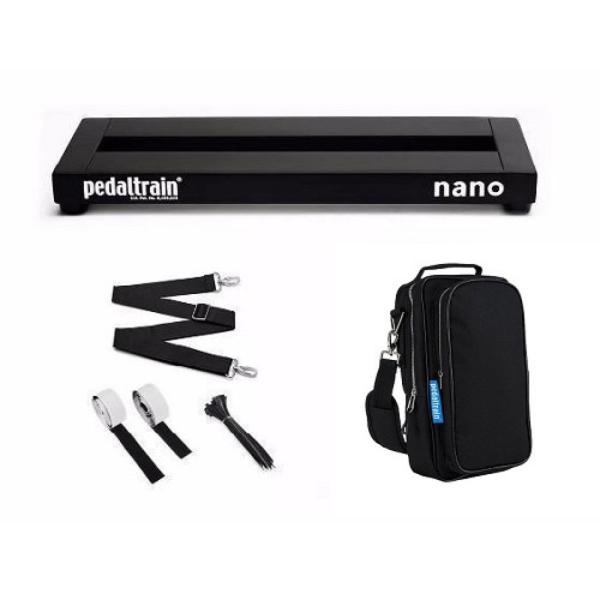 Pedaltrain PT-NANO-SC Nano ペダルボード ソフトケース付小さいからと言って侮ってはいけません！Nanoシリーズは、極小サイズながらも、大型のPedaltrain製品と同じ素材と製造法で作られています。コンパクトから...