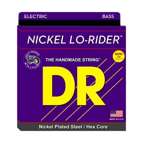 DR NMH-45 NICKEL LO-RIDERS MEDIUM エレキベース弦※画像はサンプルです。詳しくは商品説明をご覧下さい。心地よい低音を響かせ、走るクラシックなマシン。暴れる事なく、どっしりとした安定感。そして手をかければかける...