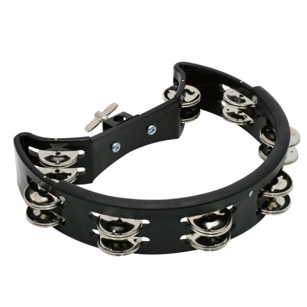 KIKUTANI PW-1 BLK ドラムセット タンブリン自分の好きな位置に設置できる万能なタンバリン。タンバリンはオールジャンルにマッチする響きの良い高音、また周りの楽器を引き立てる効果を持つ人気楽器。そんなタンバリンをドラムセットと組...