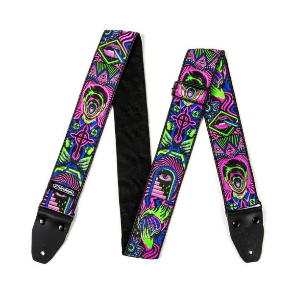 JIM DUNLOP ILD01 ILOVEDUST HEADSPACE GREEN ギターストラップI Love Dust Jacquard Straps使用感が快適な、高品質なジャガード生地で作られたこのストラップは、革新的なインパクト...