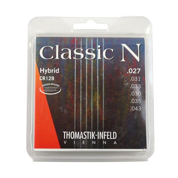 Thomastik-Infeld CR128 Classic N Series 27-43 クラシックギター弦2種類のベース（E,A,D）スタイルからお好みのサウンドを選べる耐久性のあるナイロン弦、それがClassic Nシリーズです。ひと...