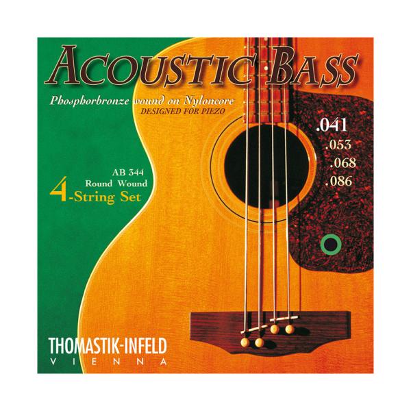 Thomastik-Infeld AB344 long scale 34" Acoustic Bass 41-86 アコースティックベース弦アコースティックベースギター用です。ナイロンの芯線にフォスファーブロンズのラウンドワウンドを施しまし...