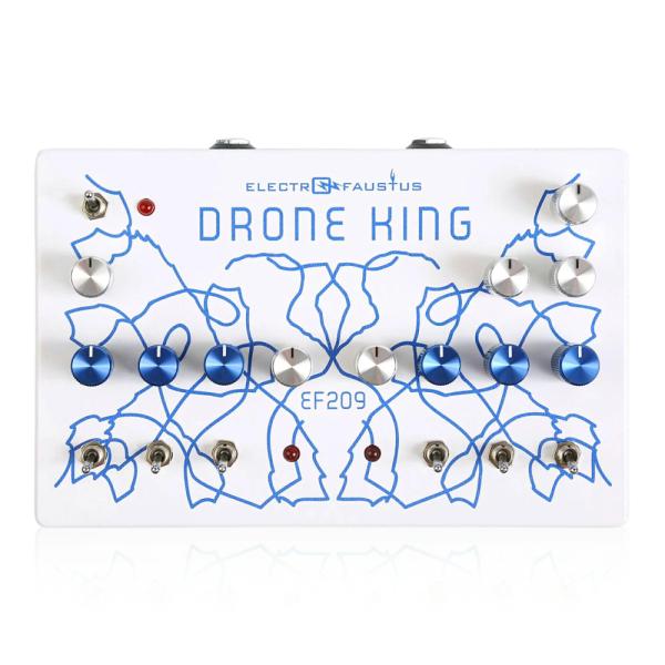 Electro-Faustus EF209 Drone King ギターエフェクター※入荷時期によりまして、ノブのカラーが掲載画像と異なる場合がございます。予めご了承ください。※EF209 Drone Kingは一般的なエフェクターで使用さ...