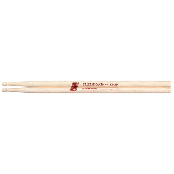 TAMA スティック H2145B-SG スエードグリップ ヒッコリー ドラムスティック タマ。初心者から上級者まで多くのドラマーを悩ませる演奏中のスティックの滑り。この滑りによって集中力が削がれ、身体にも必要以上の\”力み\”が生じ、その...