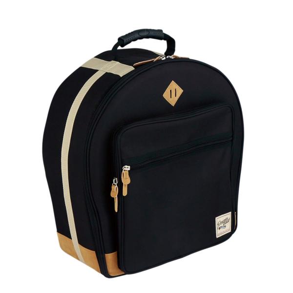 TAMA TSDB1465BK ブラック スネアドラム用 バッグリュックタイプのスネアドラム用バッグです。14\”口径用の6.5\”深さまで収納可能で、各面には保護能力の高いクッションを採用し、大切な機材を運搬時のダメージから守ります。譜面...