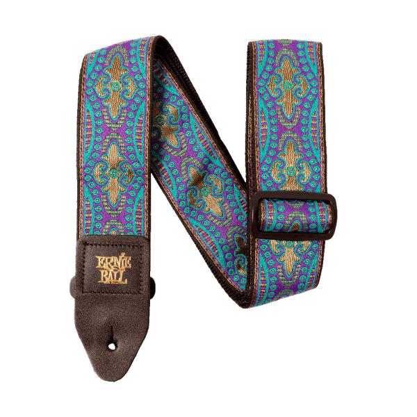 アーニーボール ギターストラップ カシミールムーンライズ 4687 Kashimir Moonrise Jacquard Strap ERNIE BALL ギター用ストラップ。伸びにくく丈夫なポリプロピレンにジャカード織の生地を縫い合わせた...