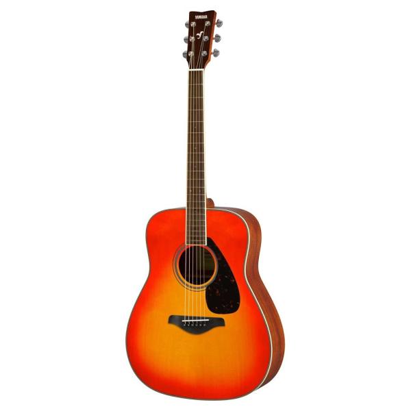 ヤマハ YAMAHA FG820 AB アコースティックギター裏・側板にマホガニーを採用。あたたかみのあるパワフルなサウンドと豊富なカラーバリエーションが魅力。