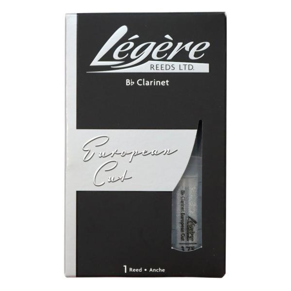 レジェール リード B♭ クラリネット ヨーロピアンカット BBES3.75 European Cut [3 3/4] 1枚 強度3.75 B♭クラリネットリード Legere。「質感の安定しないケーンリードに代わる、新素材リードを作れない...