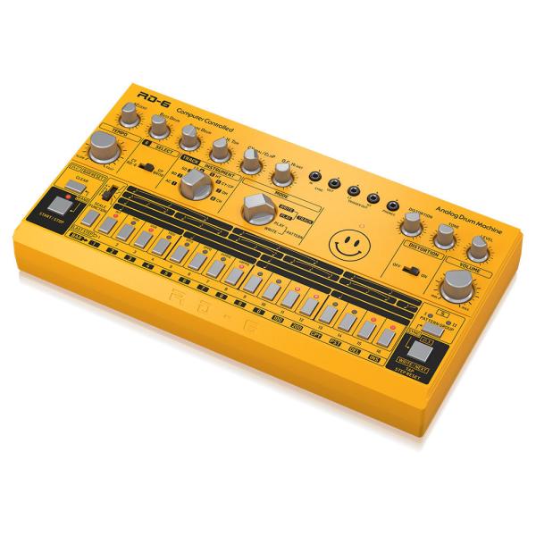 リズムマシン ベリンガー BEHRINGER RD-6-AM Rhythm Designer アナログリズムマシン ドラムマシン リズムデザイナー  8つのドラムサウンド、16ステップのシーケンサー、ディストーションエフェクトを装備したアナ...