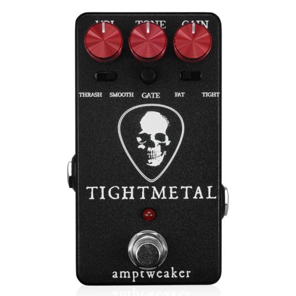 Amptweaker Tight Metalは、最強のハイゲインディストーション、Tight Metal Pro IIのサウンドをコンパクトペダルに凝縮した、上質なハイゲインディストーションペダルです。