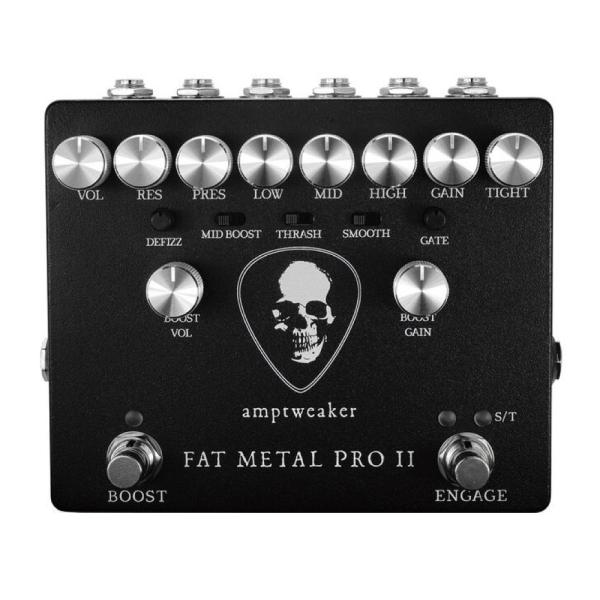 Amptweaker Fat Metal Pro IIは稀代のアンプビルダーであり、ハイゲインアンプの第一人者、ジェームス・ブラウン氏の設計したハイゲインディストーションペダルです。
