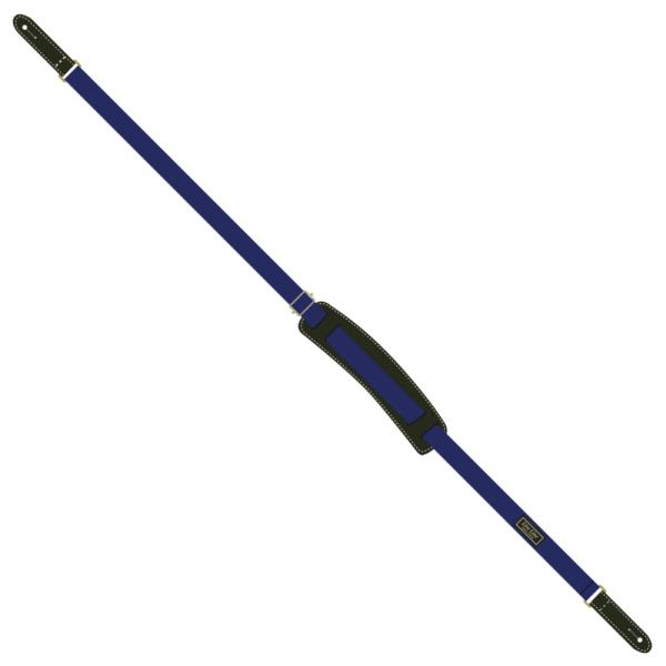 ライブライン ギターストラップ LR1800NV ネイビー 紺色 LIVE LINE。25mm Width Guitar Straps -Leather EndRetro Style Guitar Strapsコットンとアクリルを混合したA...