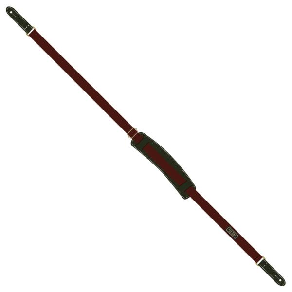 ライブライン ギターストラップ LR1800WR ワインレッド LIVE LINE。25mm Width Guitar Straps -Leather EndRetro Style Guitar Strapsコットンとアクリルを混合したAC...