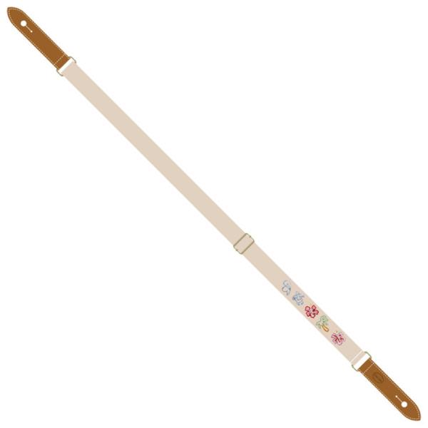 LIVE LINE YUS38T-1 タン/アイコン ウクレレストラップ  Ukulele Straps -Leather End  25mm幅のウクレレストラップシリーズ。ストラップピン仕様になっていますので、ストラップコードを外せばキッ...