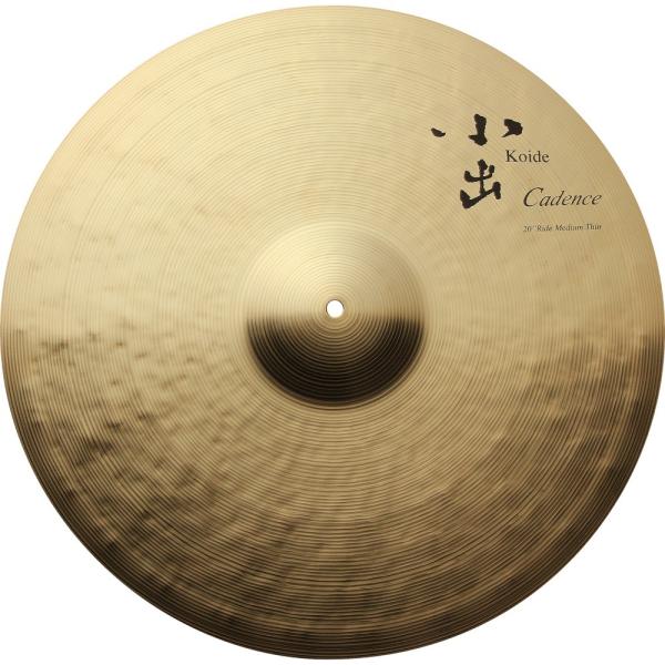 小出 CA-20RMT Medium/Thin Ride ライドシンバル-About Cadence人気シリーズ 「808」 と全く同じ B20 ブロンズを採用しながら、 ハンマリングのみで全く別のシンバルを目指し制作された Cadence...