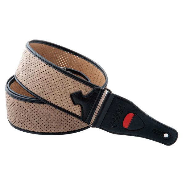 RightOn! STRAPS MONTE-CARLO Beige ギター・ベース用ストラップ高級スポーツカーの空気を纏うストラップ。モンテカルロはクラシックカーやオールドスポーツカーの装飾、レーシンググローブ、ステアリングからインスパイア...