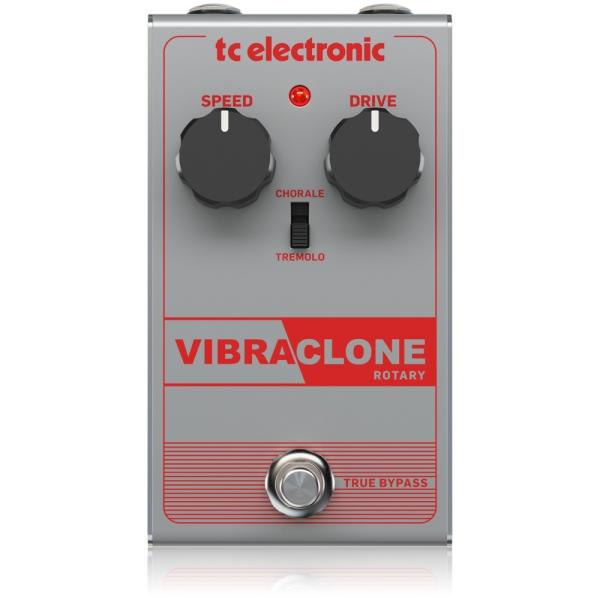 tc electronic VIBRACLONE ビンテージスタイル・ロータリードライブペダル多くのギタープレイヤーは、SRV、Hendrix、Trower、Gilmourなど多くの60年代ギターヒーローたちがロータリースピーカーを通した甘...