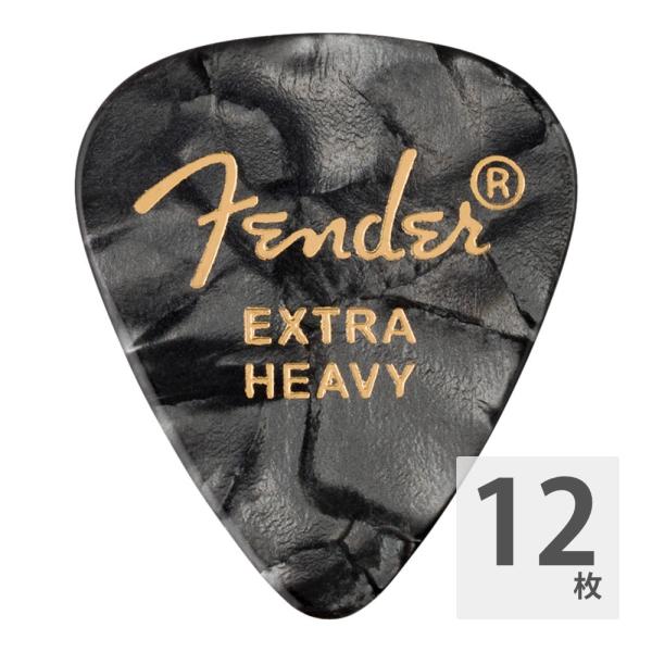 フェンダー ギターピック 12枚 セット エクストラヘビー 351 Shape Premium Picks Extra Heavy Black Moto Fender。セルロイドは、ピックに最適な素材です。セルロイドピックは、滑らかなで印象...