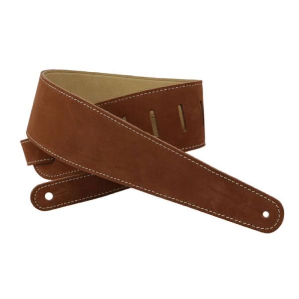 LM Products LS-2804N Brown Nubuck Leather ギターストラップ 革　Classic Leather series(クラシックレザーシリーズ) / Nubuck Leather(ヌバックレザー)クラシック...