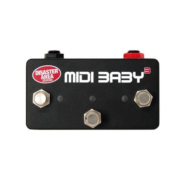 MIDIフットコントローラー Disaster Area Designs MIDI Baby3 MIDIコントロールフットスイッチ ディザスターエリア MIDIベイビー3  MIDI Baby3は、マルチカラーLEDと多く機能を備えた、極小...
