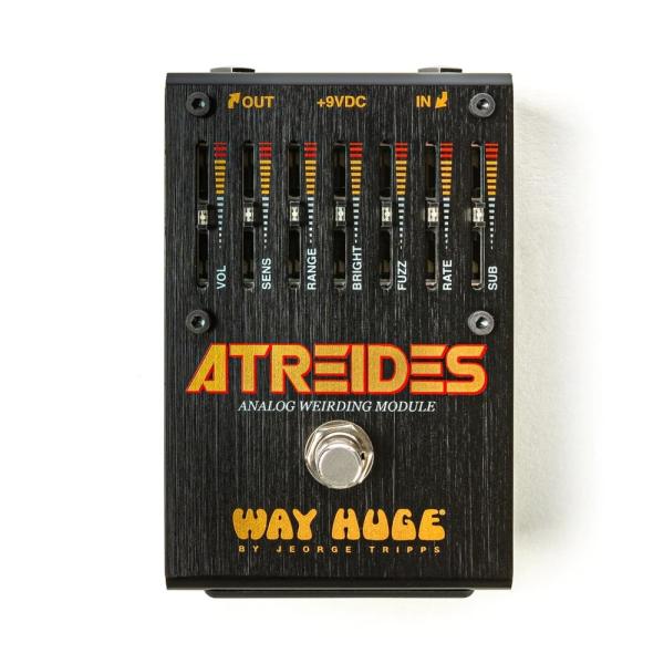 WAY HUGE WHE900 ATREIDES ANALOG WEIRDING MODULE ギターエフェクターアナログシンセサイザーのようなサウンドを放つこのペダルは、ヴィンテージのミニシンセサイザーキーボードからインスパイアされました...