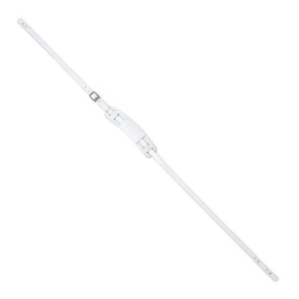 ライブライン ギターストラップ 革 LR45WHT レザーストラップ 白 ホワイト LIVE LINE。Retro Style（ステッチ入り）。ライブラインの革製ストラップ。【SPEC】長さ調節範囲：124cm 〜 138cm（エンドピン穴...