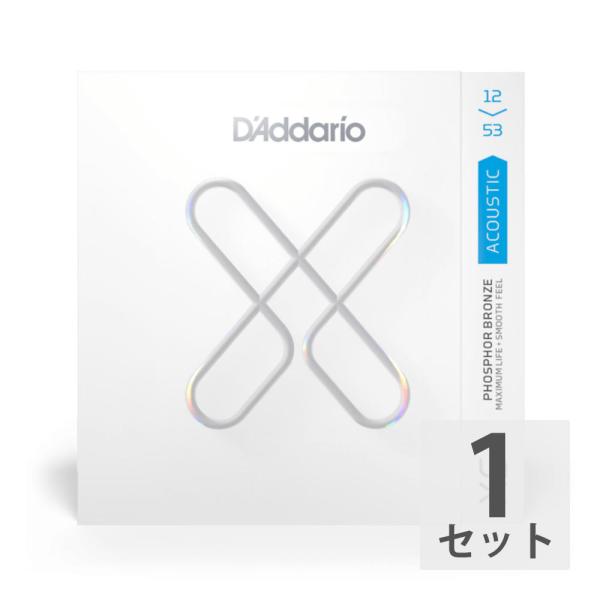 ダダリオ XS アコギ弦 D'Addario XSAPB1253 XS PB Regular Light 12-53 アコースティックギター弦  コーティング フォスファーブロンズ ライトゲージ  D'Addario『XSシリーズ』は、これ...