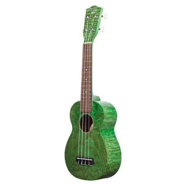 Ohana ukuleles O'Nina GR ソプラニッシモウクレレ ギグバッグ付きアメリカ東部で採れるウィロー(柳)・ボディーを採用した可愛いソプラニッシモ・サイズのウクレレです。カラーはグリーンです。