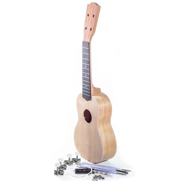 Ohana ukuleles SK-KIT ソプラノウクレレ組み立てキットDIYキット「SK-KIT」は、無着色のソプラノ・ウクレレの組み立てキットです。