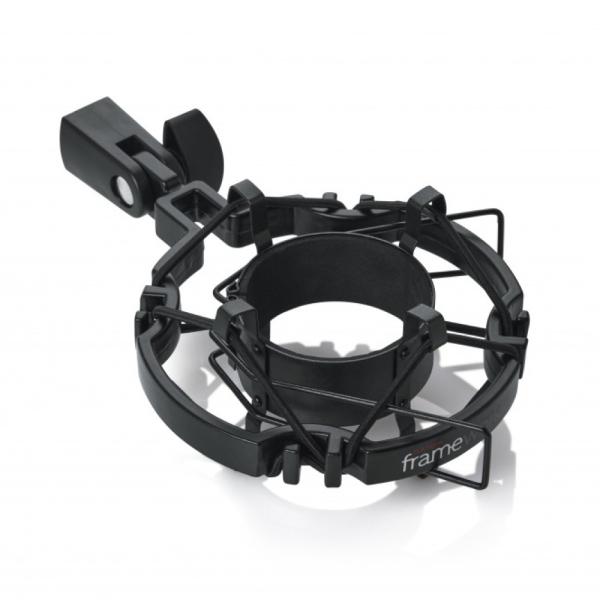 マイクホルダー コンデンサーマイク用 Gator Frameworks GFW-MIC-SM5560 マイクスタンド 部品 パーツ。直径55~60mmのラージダイアフラム・コンデンサーマイクに対応する汎用のショックマウント・マイクホルダーで...