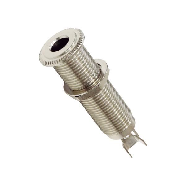 ピュアトーン ギタージャック PTT5 バレルジャック ギターパーツ Pure Tone。※ギターパーツの取り扱いには、相応の技術と知識が必要になります。自己責任にて取り扱い可能な方のみ、ご検討下さい。取り付け時に起った、楽器及びパーツの破...