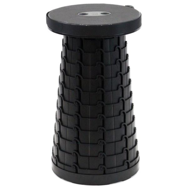 Mini Max Stool Mini Max Telescoping Stool Black 伸縮式スツール  全ての人をもうちょっと快適にする、画期的な高さ調整モバイル椅子。  ミニマックスの伸縮式スツールは、軽くてコンパクト、お子様か...