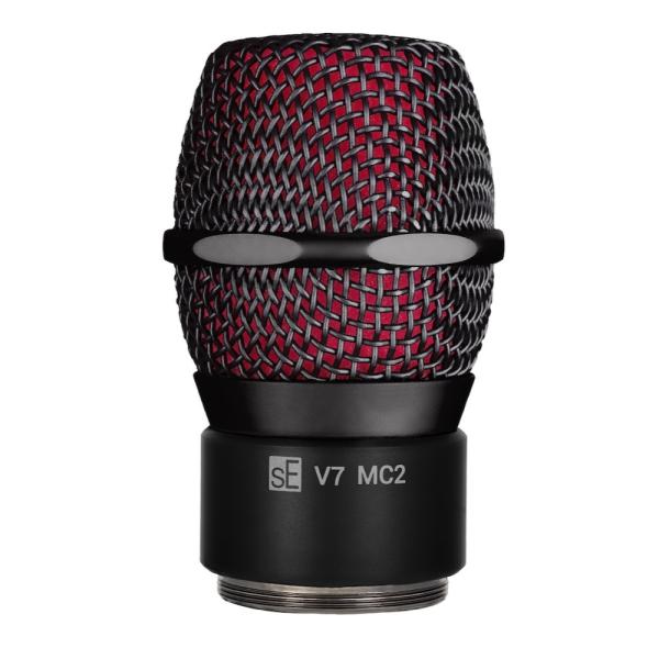 sE Electronics V7 MC2 Black ワイヤレスマイクヘッド 交換用カプセル【Sennheiser ハンドヘルドトランスミッター用に特別設計された、高性能ワイヤレスバージョンの V7】V7 MC2 は、高い評価を受ける V...