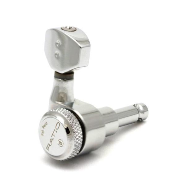 GRAPH TECH PRL-8721-C0 6 IN LINE RATIO ELECTRIC LOCKING MACHINE HEADS エレキギター用 ペグ  ※ギターパーツの取り扱いには、相応の技術と知識が必要になります。自己責任にて...