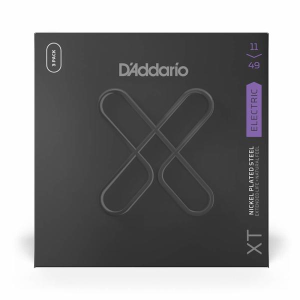 D'Addario XTE1149-3P XT Nickel Medium エレキギター弦 3セットパックXTシリーズは、独自の最新コーティング・テクノロジーとこれまでに開発してきたNY Steelといった素材やFusion Twistsの...