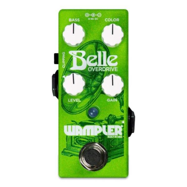 Wampler Belle Overdrive ギターエフェクターWamplerからピュアオーバドライブペダルが登場！BELLE OVERDRIVEは、このカラーからインスピレーションを受けるであろうドライブペダルの名機、\“グリーンペダル...