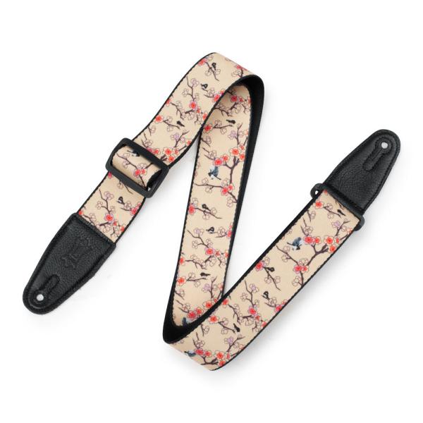 LEVY'S MPD2-115 Polyester Guitar Strap ギターストラップ おしゃれ　サブリメイションプリントを施した、ポリエステルギターストラップ。※プリント柄のバランスには個体差があります。・サイズ：幅約5.1cm・...