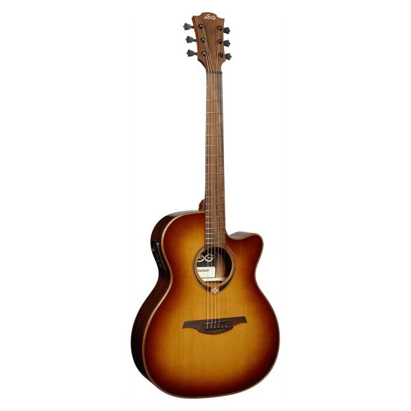 フランスのギターメーカーLAG Guitarsの『Tramontane』シリーズ。T118シリーズはトップ材にシダーを採用したモデル。シダートップらしいレスンポンスの良いサウンドが特徴です。T118ASCEはオーディトリアムシェイプの薄胴タ...