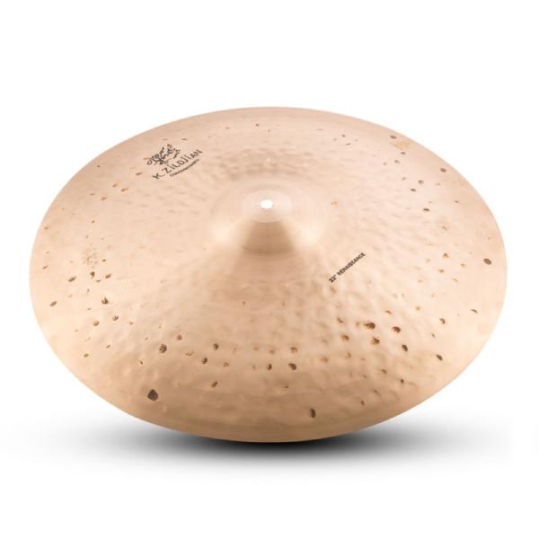 ZILDJIAN K Constantinople 22" K CONSTANTINOPLE RENAISSANCE RIDE ライドシンバルクラスター＆3列ハンマリングを採用し、小音量でも使い易いライド。少々トラッシーなニュアンスも併せ持...
