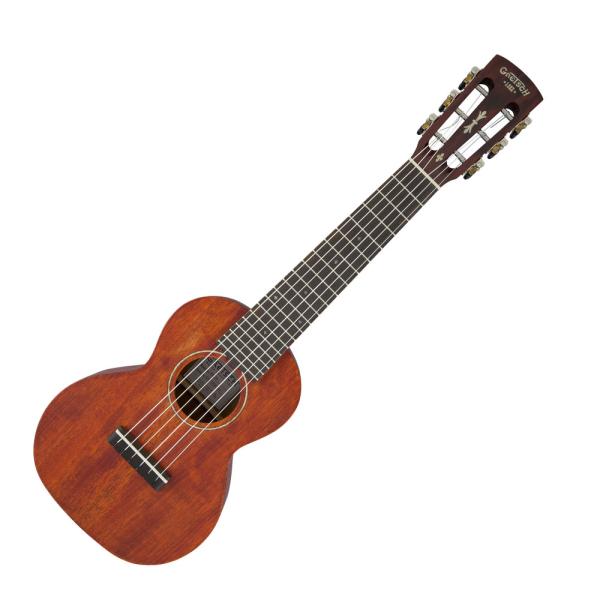 テナーサイズのグレッチG9126 Guitar-Ukuleleは、綺麗で軽快なウクレレ・サウンドで、甘美にギタリストを演出します。6弦仕様のG9126は、工場出荷時、6弦A-5弦D-4弦G-3弦C-2弦E-1弦Aにチューニングされており、音...