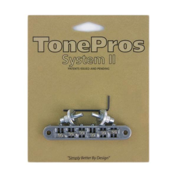 トーンプロズ ギター ブリッジ TP6R-C Standard Tuneomatic small posts Roller saddles クローム ギター用ブリッジ TonePros。P6Rは、TonePros設計のローラーサドルを採用す...
