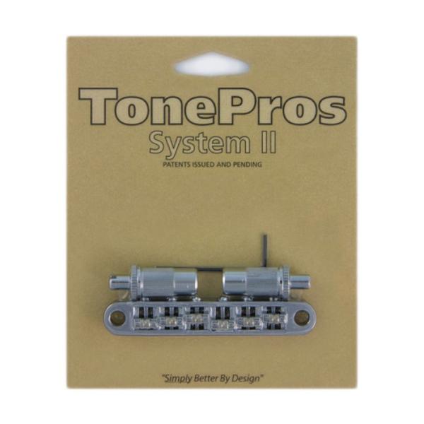 トーンプロズ ギター ブリッジ TPFR-C Metric Tuneomatic Large Posts Roller Saddles クローム ギター用ブリッジ TonePros。TPFRは、TonePros設計のローラーサドルを採用する...