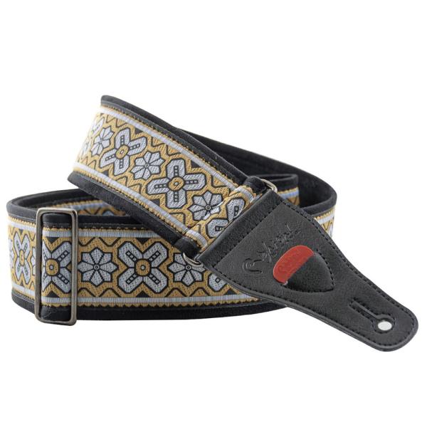 Righton! STRAPS CROSSROADS II Beige ギターストラップSTANDARD PLUS SeriesVintage strap鮮やかな色彩とクールなビンテージパターンが特徴の60年代ジャガード織りのビンテージスタ...