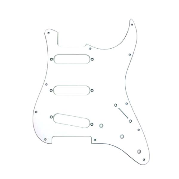 Montreux JPN SC 72 WHITE 3PLY No.8101 ピックガード※ギターパーツの取り扱いには、相応の技術と知識が必要になります。自己責任にて取り扱い可能な方のみ、ご検討下さい。取り付け時に起った、楽器及びパーツの破損...