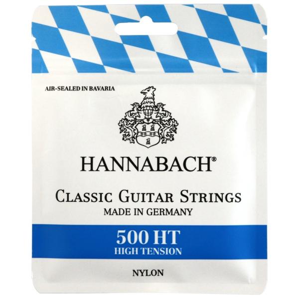 ハナバッハ クラシックギター弦 1セット HANNABACH ハイテンション 500シリーズ SET500HT ギター弦 クラギ弦。500シリーズ非常にリーズナブルな価格ながら、ドイツ国内でのハンドメイドに拘った弦メーカーであるハナバッハな...