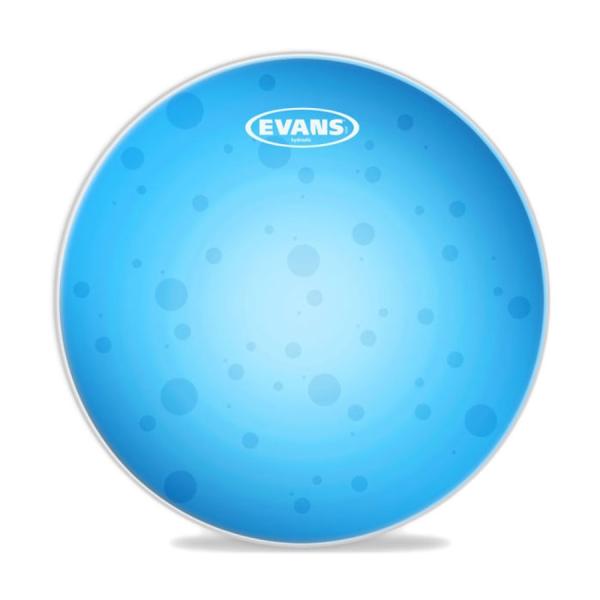 EVANS B14HB 14" Hydraulic Snare Batter Blue Coated ドラムヘッド2プライのヘッドの間に挟み込んだオイルフィルムがサスティーンを短くコントロールし、アタックと中低域を強化した太いサウンドで、ド...