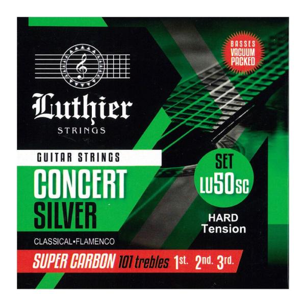 Luthier LU-50-CT Classical Flamenco Strings with Super Carbon 101 Trebles フラメンコ クラシックギター弦Set 50 with Super Carbon 101 [C...
