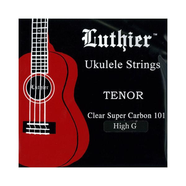Luthier LU-TU-HG Ukulele Super Carbon 101 Strings テナー用 High G ウクレレ弦TENOR - High G [CLEAR SUPER CARBON 101]High Quality U...