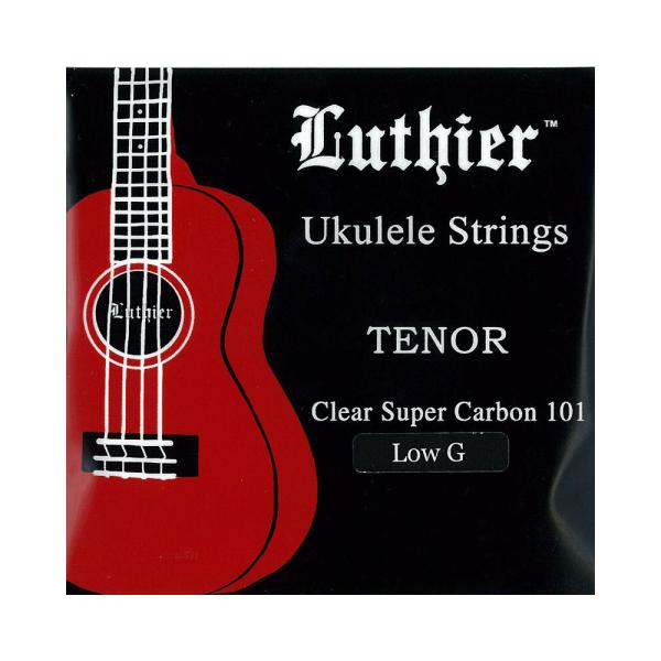 Luthier LU-TU-LG Ukulele Super Carbon 101 Strings テナー用 Low G ウクレレ弦TENOR - Low G [CLEAR SUPER CARBON 101]High Quality Uku...