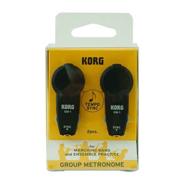 メトロノーム コルグ KORG GM-1 2PCS GROUP METRONOME イヤホン型 グループメトロノーム 2個セット 小型 電子 メトロノーム  同じテンポを共有し、リズム感を磨く。動きながらでも練習できるイヤホン型メトロノーム...